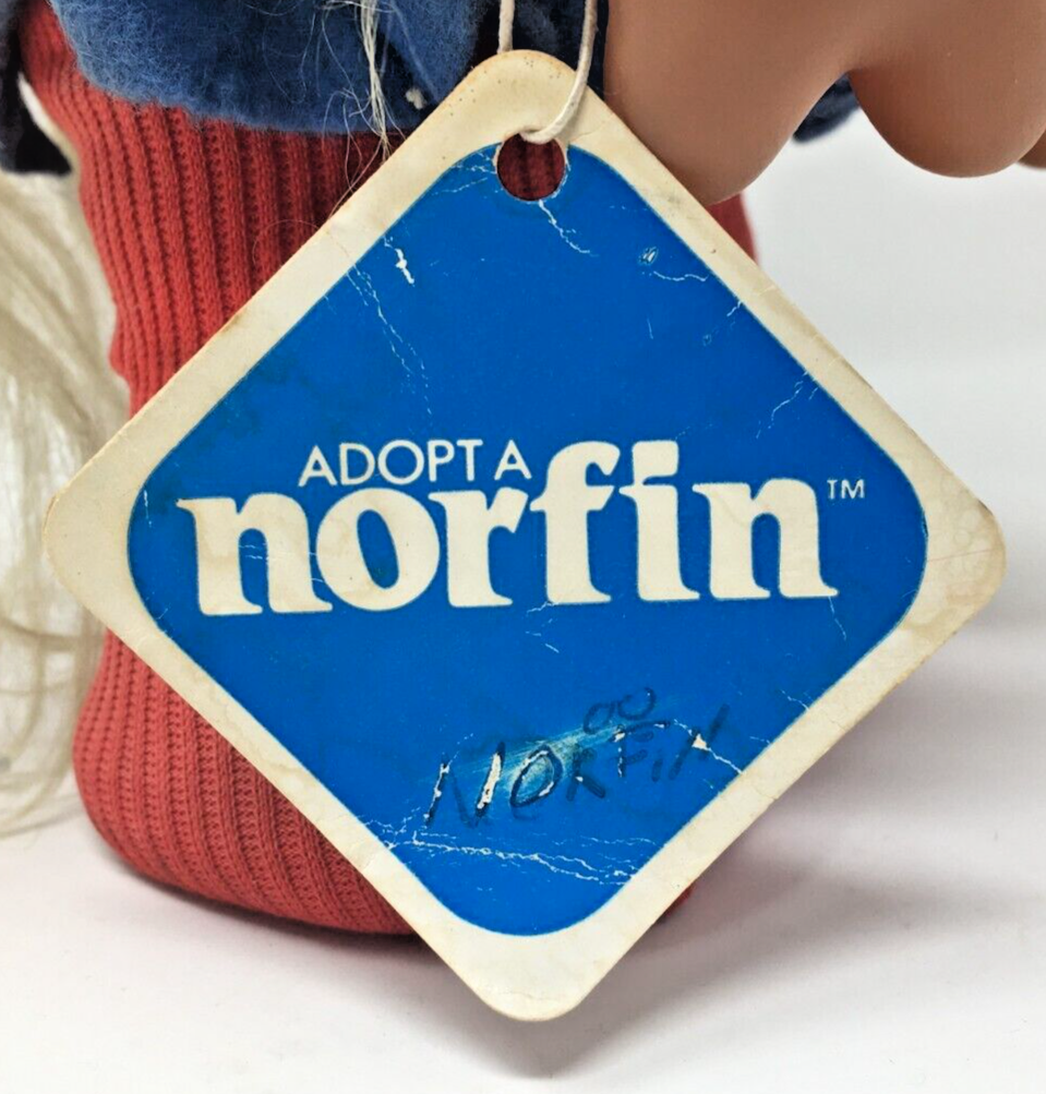 Vintage 1982 Norfin Troll Doll 11" Style 1434 Erika | eBay