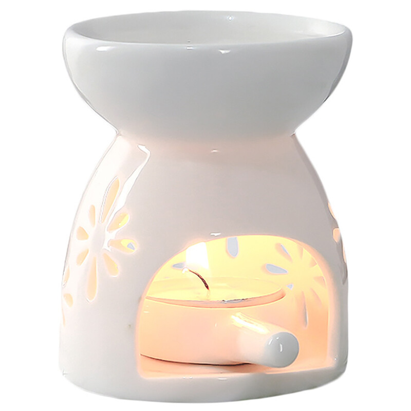 Ceramic Essential Oil Lamp Aroma Burner Aromatherapy Candle Fragrance ...
