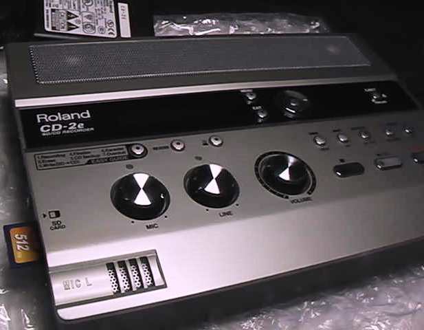 Roland CD-2e Portable CD & SD card Recorder. Orignal Rare Classic! | eBay
