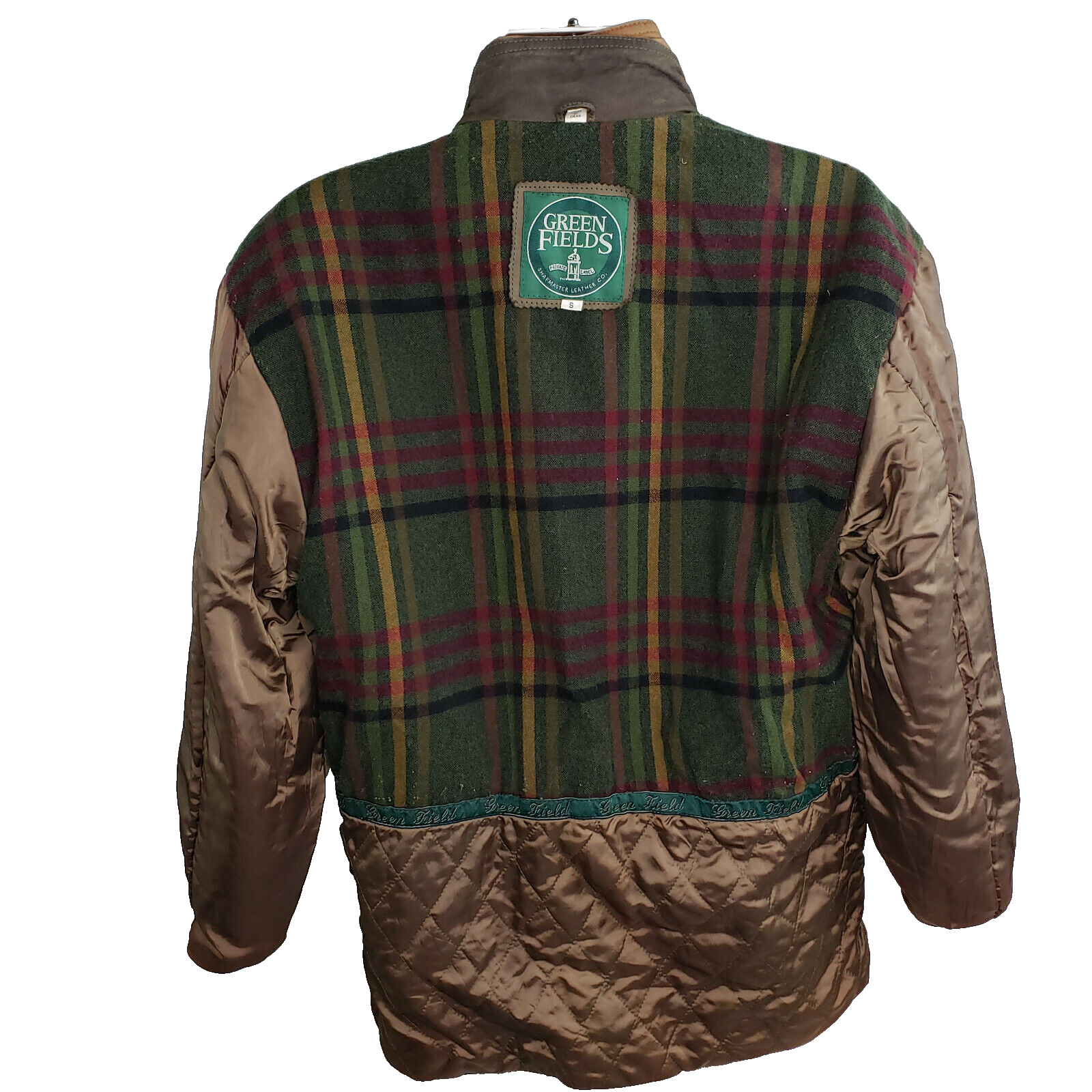 Shafmaster Green Fields Leather Barn Coat, Mens S, Br… - Gem