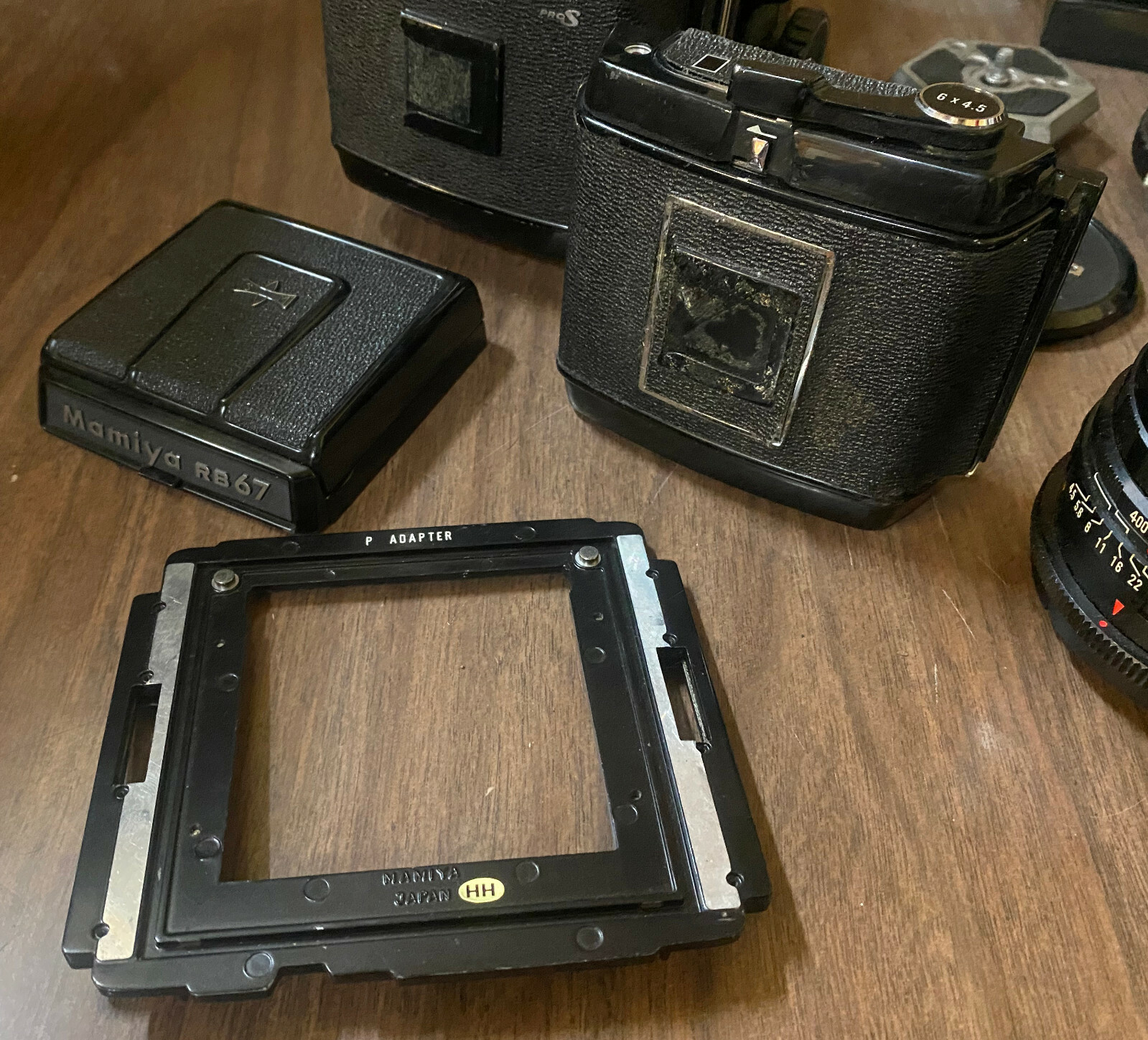 Vintage MAMIYA RB67 Pro S Medium Format Film Camera with Lenses ...