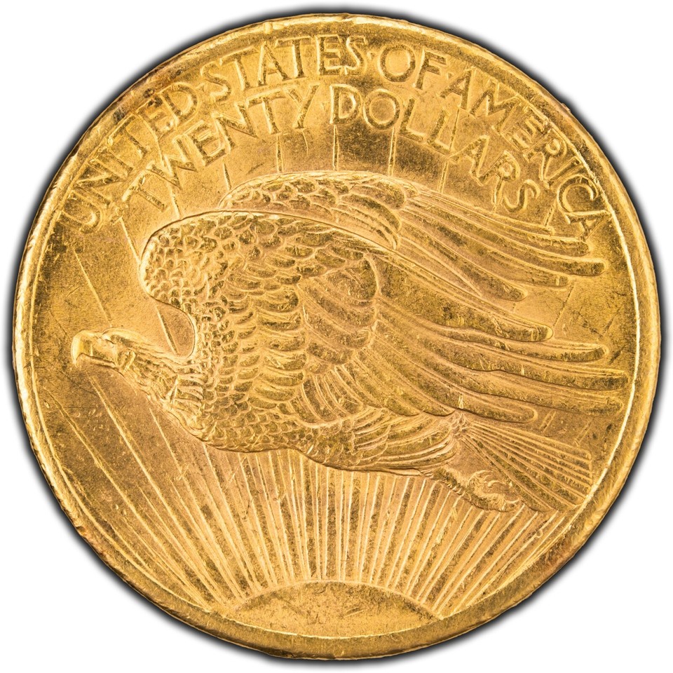 1907 United States $20 Double Eagle Gold Coin | eBay