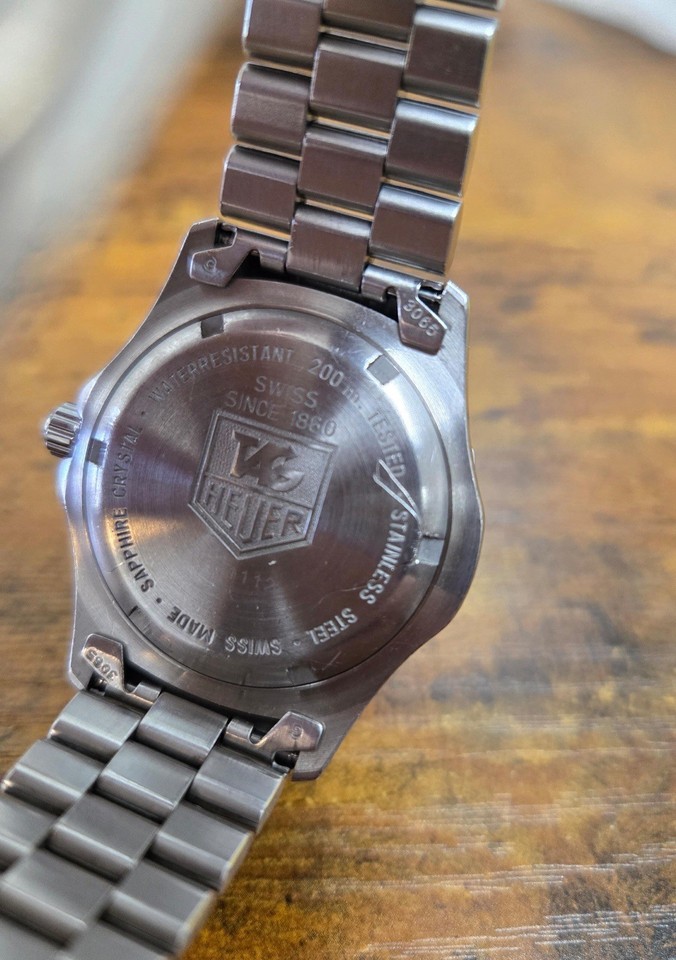 Vintage Midsize 34mm Tag Heuer Professional 2000 Series Coke Bezel ...