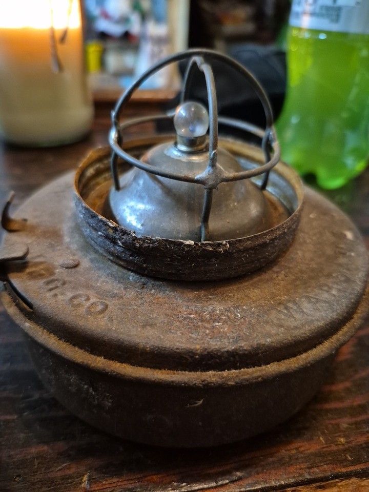 ANTIQUE Embury Supreme Lantern Embury MFG Co. Warsaw NY USA Parts Or ...