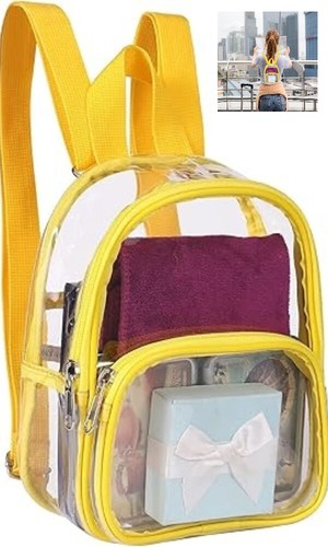 Heavy Duty Clear Backpack Waterproof Transparent Sling Bag See Through ...