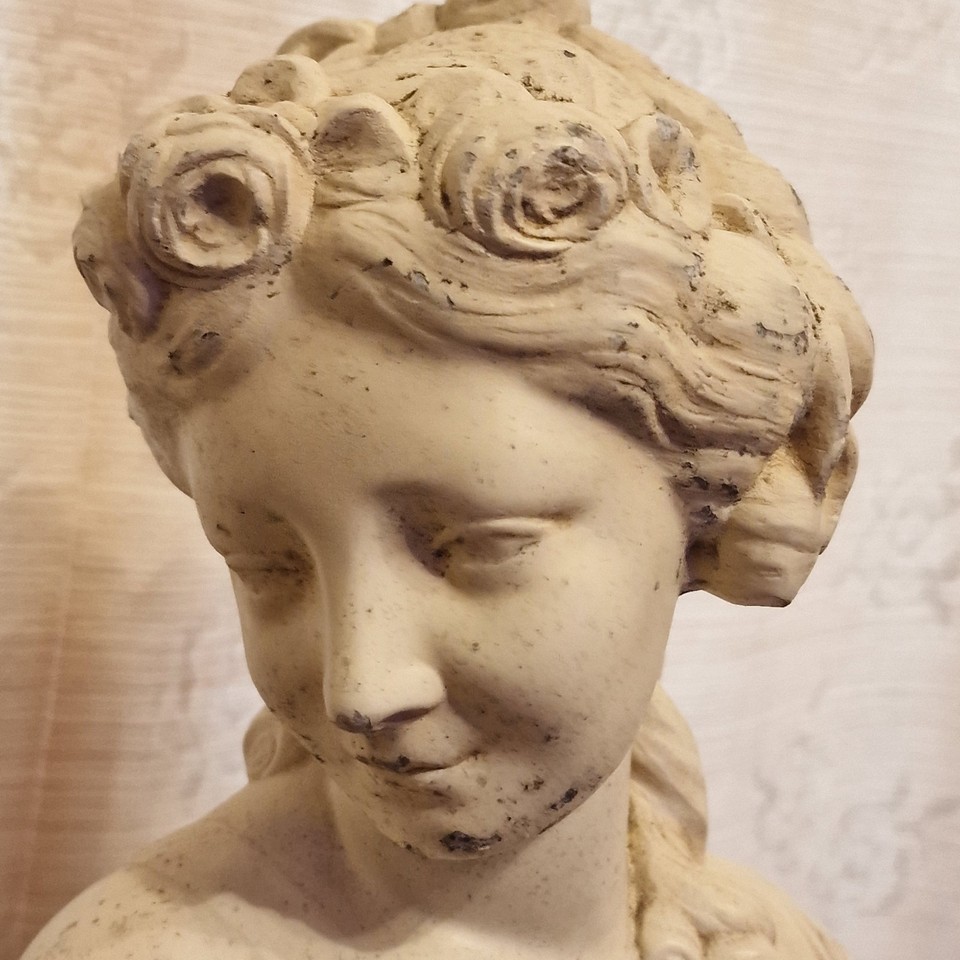 French Bust Sylvia Stone Statue Classical Outdoor Garden Ornament | eBay UK