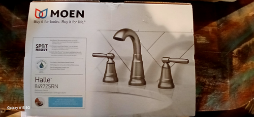 New in box Moen bathroom faucet Brushed nickel finish | eBay