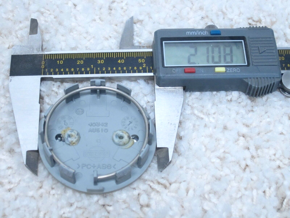 NISSAN 370Z ALTIMA GT-R OEM ALLOY WHEEL SILVER CENTER CAP 40342-AU510 ...