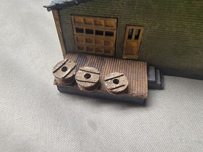 Laser Cut N Scale Cable/Wire Reel Set Of 12 | eBay