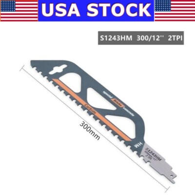 12''/300mm Reciprocating Saw Blade Demolition Cutting For Brick Masonry ...