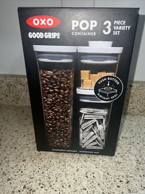OXO Good Grips 3 Pc Pop Container Variety Set | eBay