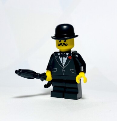 NEW LEGO Hercule Poirot minifigure - Detective - Made Of Genuine LEGO ...