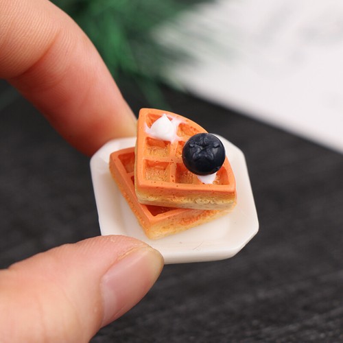 1/12 Dollhouse Miniature Accessories Mini Waffle Model Simulation Toys ...