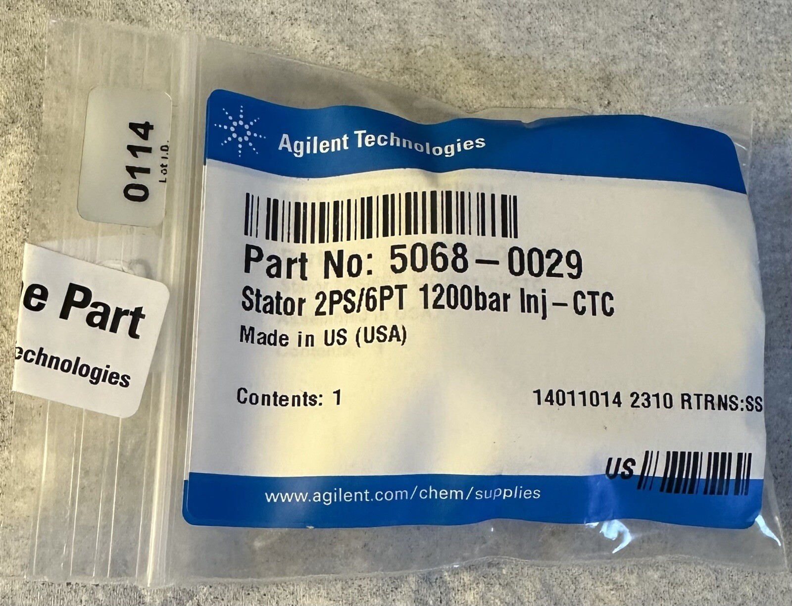 5068-0029 Agilent Stator 2PS/6PT 1200bar Inj-CTC -NEW | eBay
