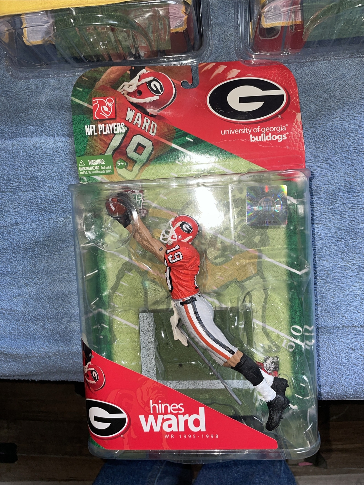 3 McFarlane Toys NFL Pittsburgh Steelers Hines Ward #86 Black Jersey 6 ...