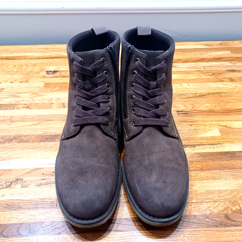 Perry Ellis Portfolio Nelson High Ankle Boots Men's Sz 8 Brown Suede ...