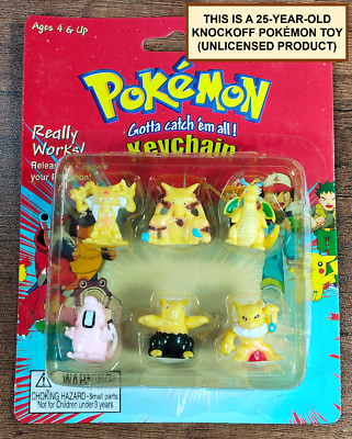 POKEMON FIGURES SEALED BLISTER PACK - KNOCKOFF TOYS - UNLICENSED - PERU ...