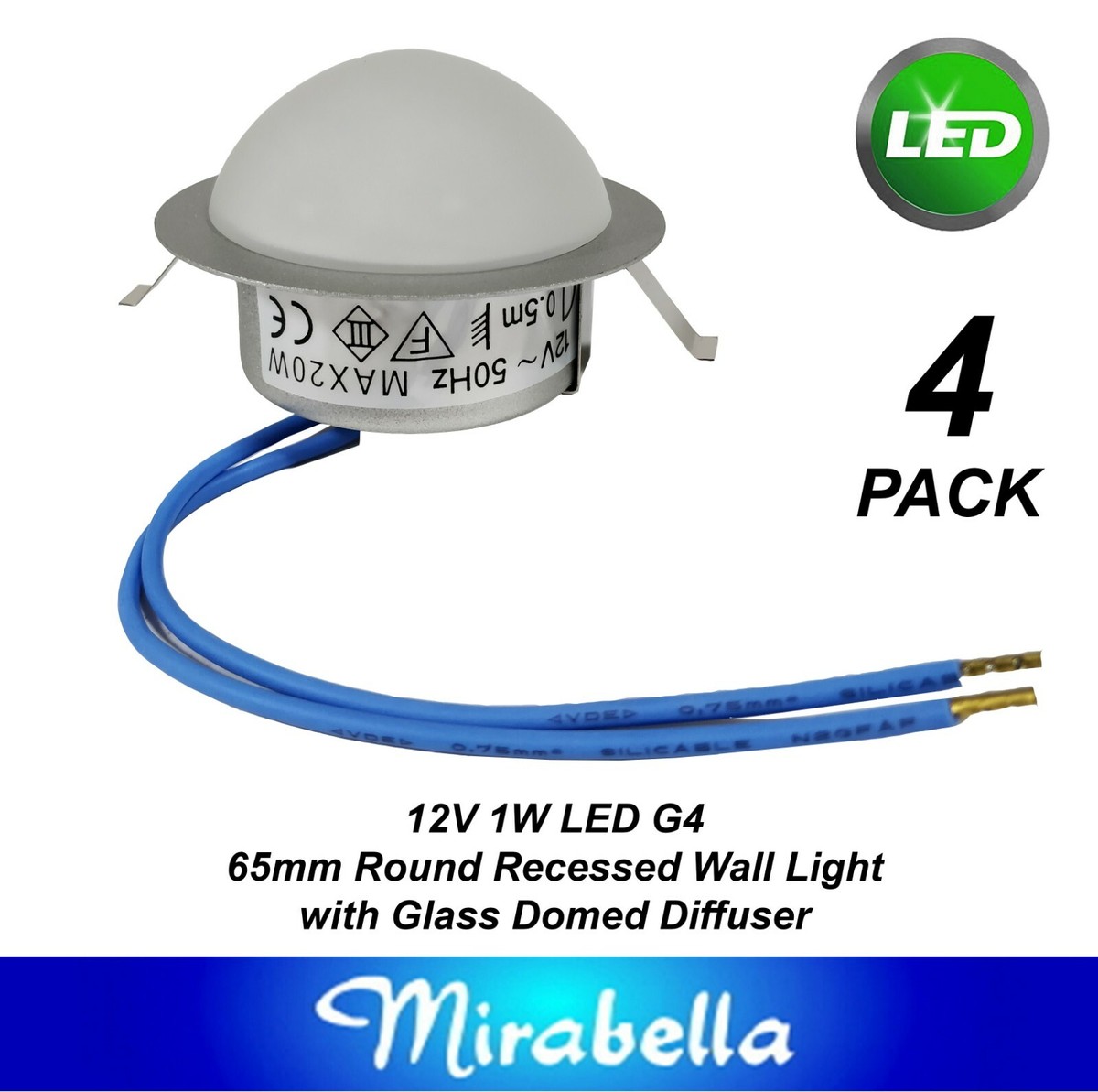 All Glass Recessed Light Diffuser