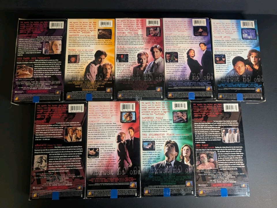 The X-Files VHS Collector's Edition 20th Century Fox Sci-Fi Duchovny ...