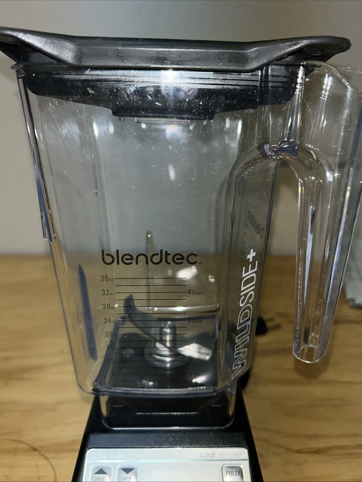 BlendTec Total Blender Model ES3 Black 36 Oz Wildside Pitcher Lid 245 ...