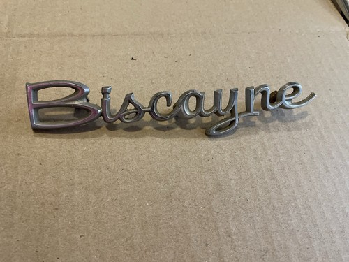 1965 1966 CHEVROLET BISCAYNE REAR QUARTER PANEL EMBLEMS ORIGINAL GM ...