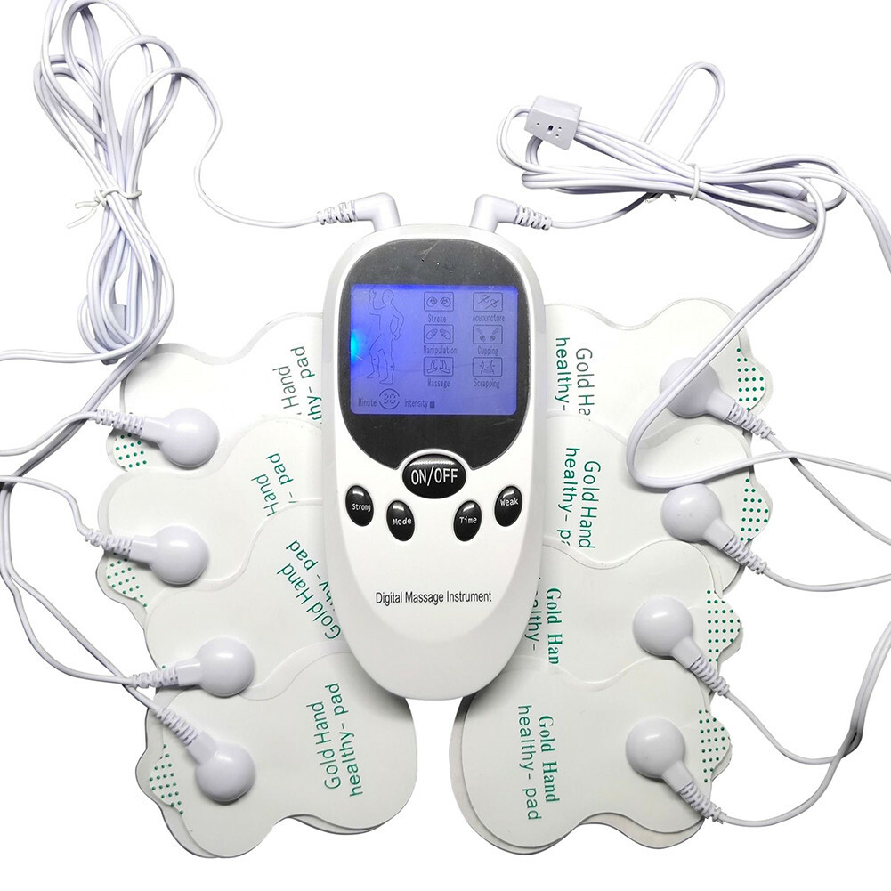 Tens Machine Unit Pulse Muscle Stimulator Electrical Massager Back Pain ...