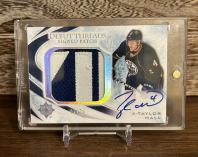 2010 Ultimate Collection Debut Threads Taylor Hall Patch Auto /25 ...