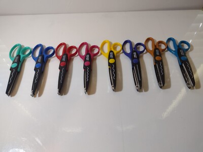 Fiskar Paper Edger Scissors Lot of 8 | eBay