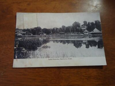 LAKE KENOSIA DANBURY CONN POST MARKED WATERBURY CT BX PC#1 | eBay