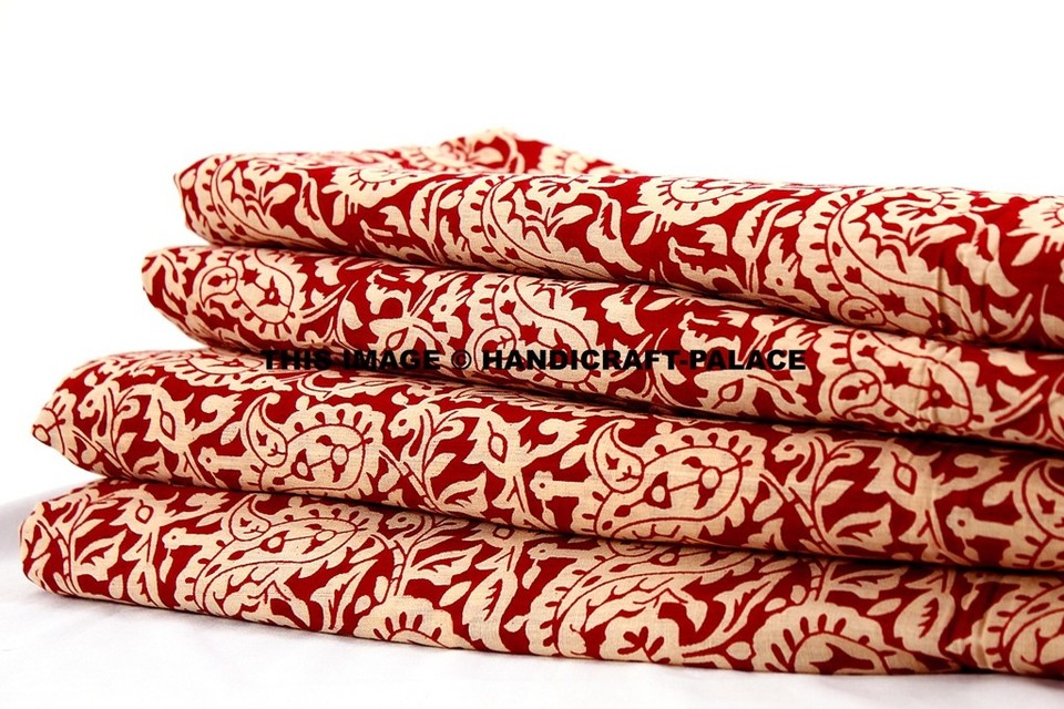 100% Cotton Fabric Hand Print Sewing Dressmaking Clothes Handmade DIY ...