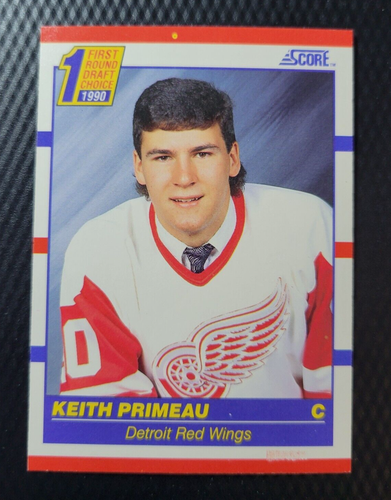 1990-91 Score American NHL Prospect KEITH PRIMEAU Detroit Red Wings ...