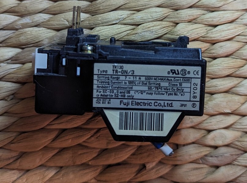 Fuji Electric Tr-0n/3 Tr13d Thermal Overload Relay for sale online | eBay