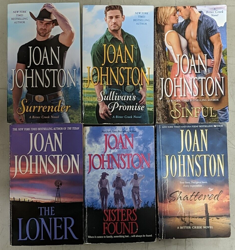 Joan Johnston Shattered Sisters Found Loner Surrender Sinful Sullivan's ...