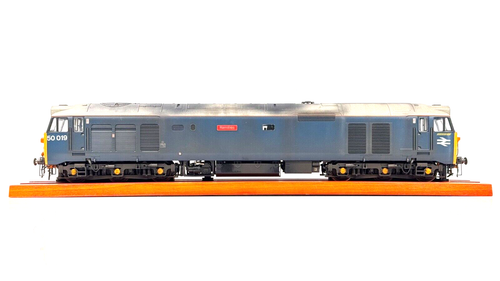HELJAN O GAUGE - CLASS 50 DIESEL 50019 LAIRA DEPT BLUE RAMILLIES (PROTO ...