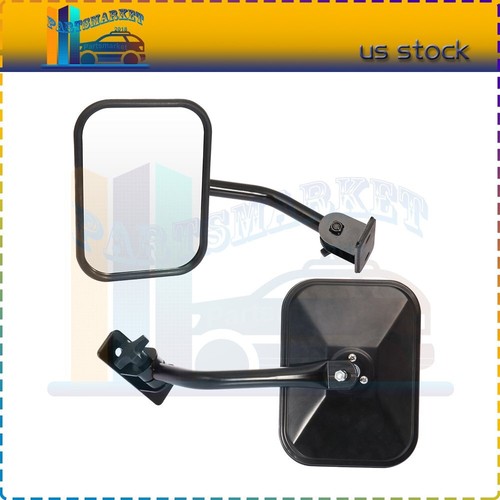 Fits 97-17 Jeep Wrangler JK JKU CJ TJ YJ Door Side Mirrors Jeep Mirrors ...