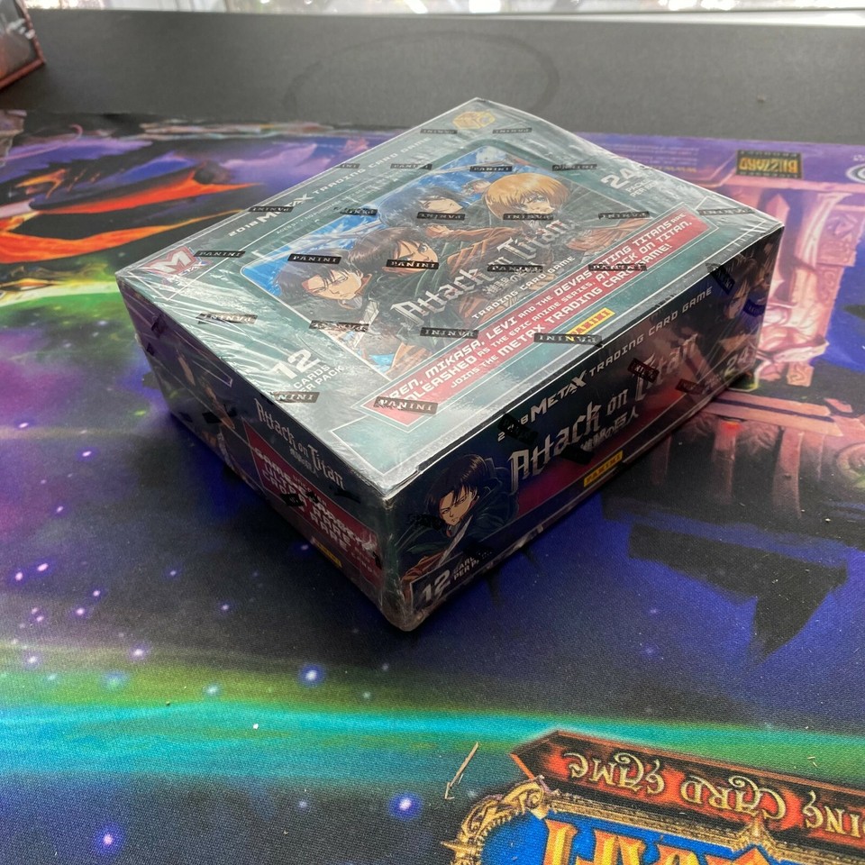 Attack on Titan Booster Box New Sealed 2018 Panini Metax Trading Card ...