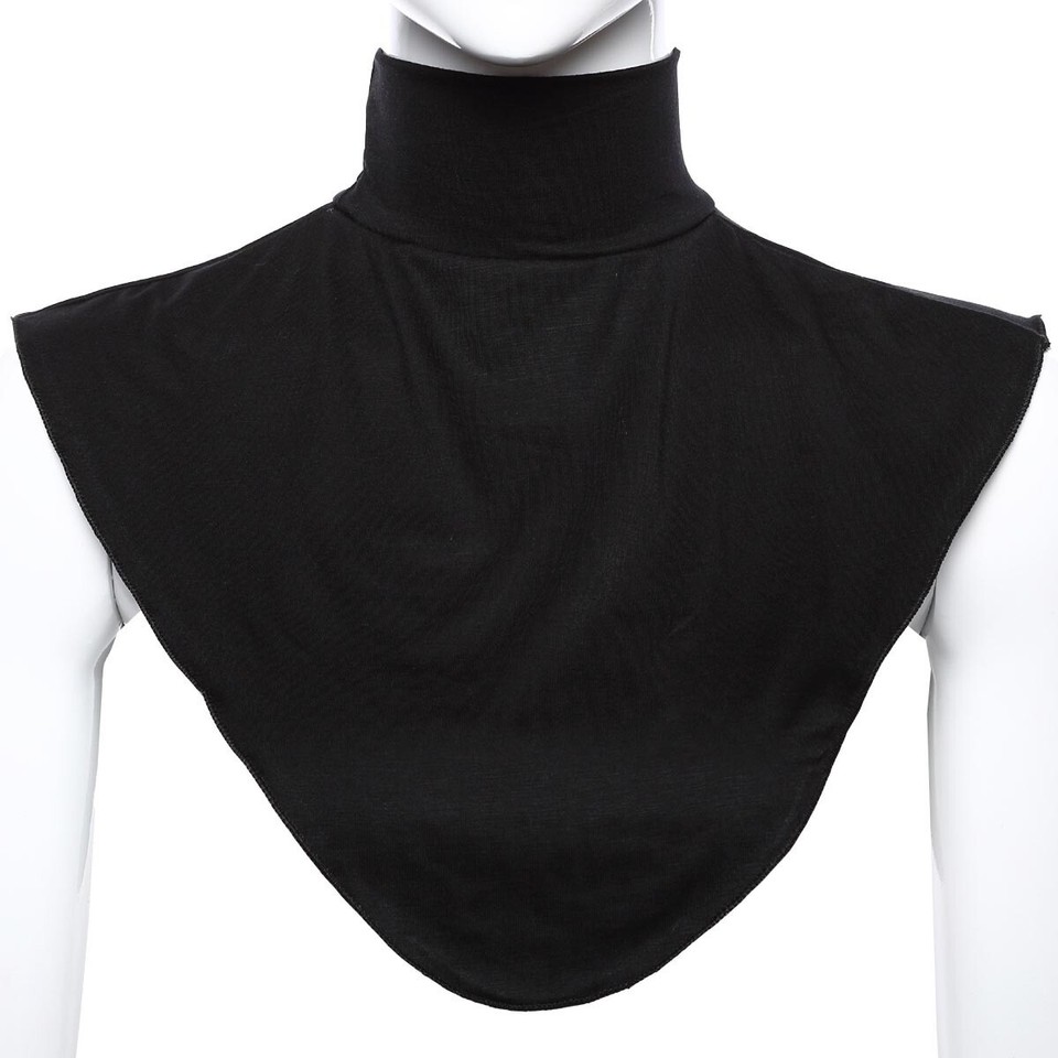 WomenMen Detachable False Mock Collar Dickey Fake Faux Neck Bib ...