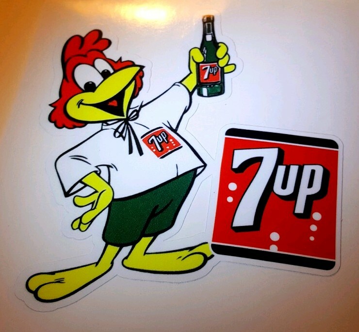 7up fresh up freddie sticker decal hot rod rat rod cooler vintage look ...