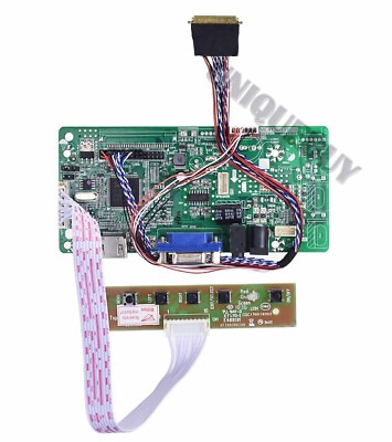 HDMI VGA Driver Board For 40 Pin Single 6/8 Dual 6-bit LVDS Notebook ...