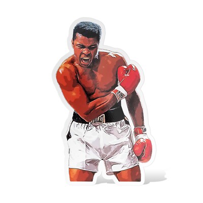 Muhammad Ali Boxing Glossy Sticker Vinyl Laminate, Self Adhesive, UV ...