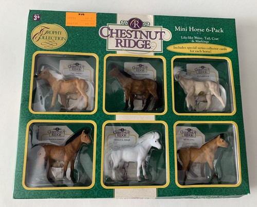 Chestnut Ridge Trophy Collection Mini Horse 6-Pack 1996 New Toy R Us | eBay
