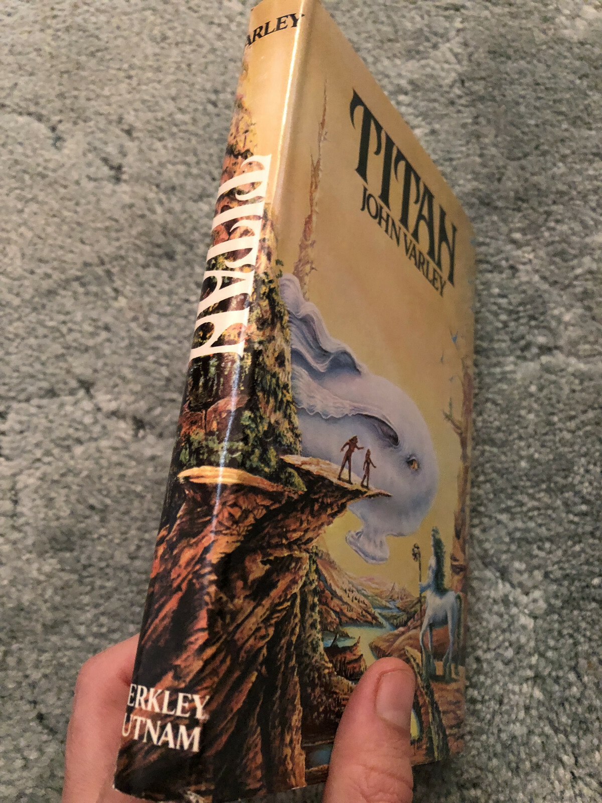 Titan, John Varley, book club edition | eBay