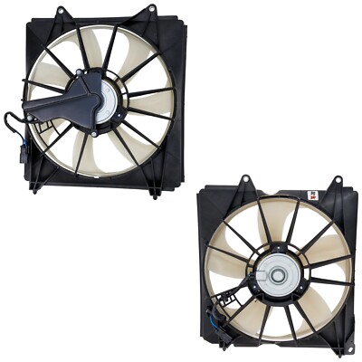 Cooling Fan Assembly Set For 2015-20 Acura TLX Left & Right AC3113116 ...