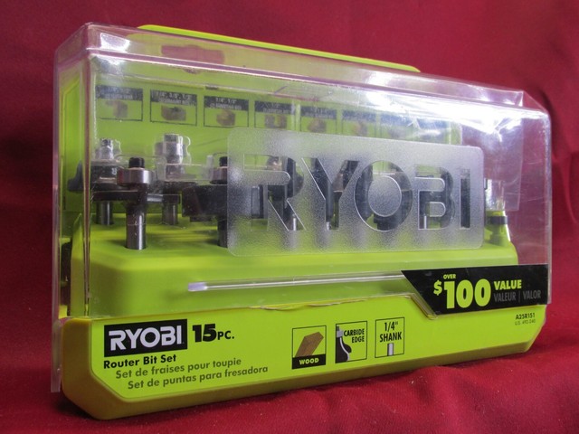 Ryobi A25R151 Router Bit Set - 15 Piece for sale online | eBay