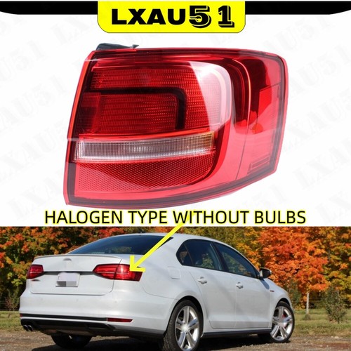 Right Side Rear Outer Tail Light For VW Jetta 2015-18 Halogen Type W/O ...