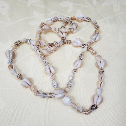 Cowrie & Momi Shell Beaded Statement Necklace Fashion Hawaii Jewelry | eBay