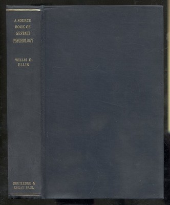 Willis D ELLIS / A Source Book of Gestalt Psychology 1955 | eBay