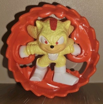 Super Sonic Yellow Roller #3 Happy Meal Toy McDonald's Sonic The ...