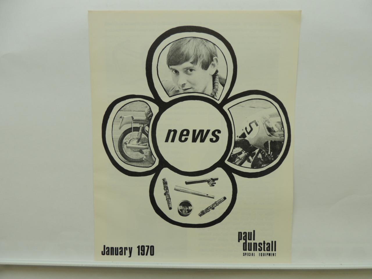 January 1970 Motorcycle News Paul Dunstall Special Equipment Catalog ...