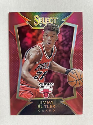 Jimmy Butler 2014-15 Panini Select Prizm Red Refractor /149 Color Match ...